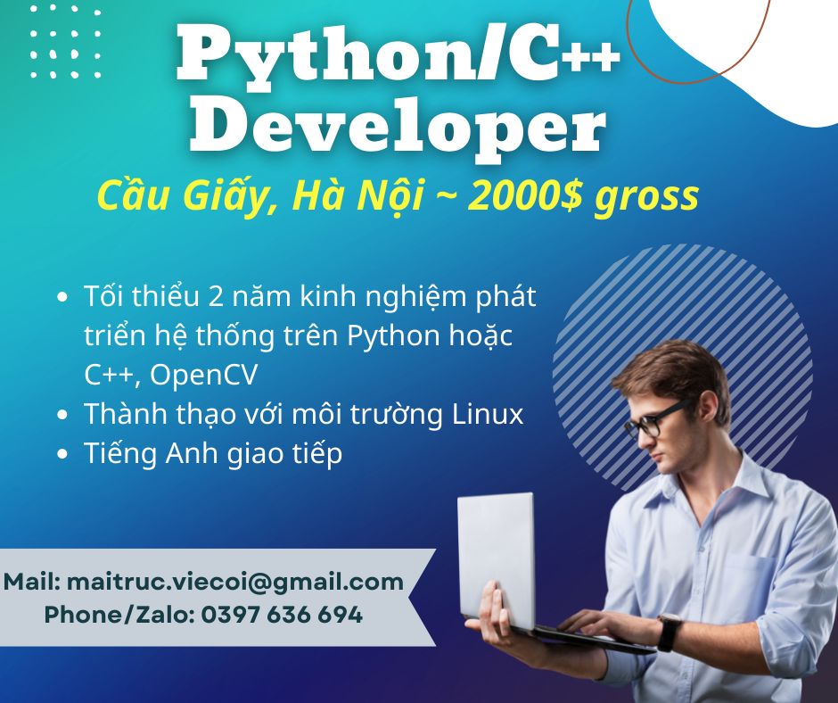 Truc Huynh on LinkedIn: #python #cplusplus #opencv #linux #itjobs # ... Truc Huynh on LinkedIn: #python #cplusplus #opencv #linux #itjobs # ...