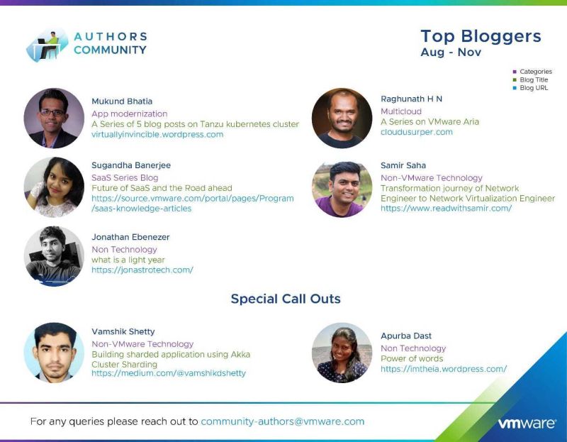 Sugandha Banerjee on LinkedIn: #vmware #vmwareauthorscommunity #vmwareindia Sugandha Banerjee on LinkedIn: #vmware #vmwareauthorscommunity #vmwareindia