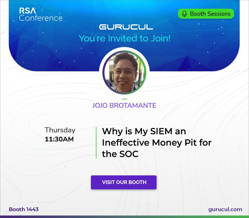 Gurucul on LinkedIn: #rsac #siem #soc #securityanalytics #insiderthreat ... Gurucul on LinkedIn: #rsac #siem #soc #securityanalytics #insiderthreat ...