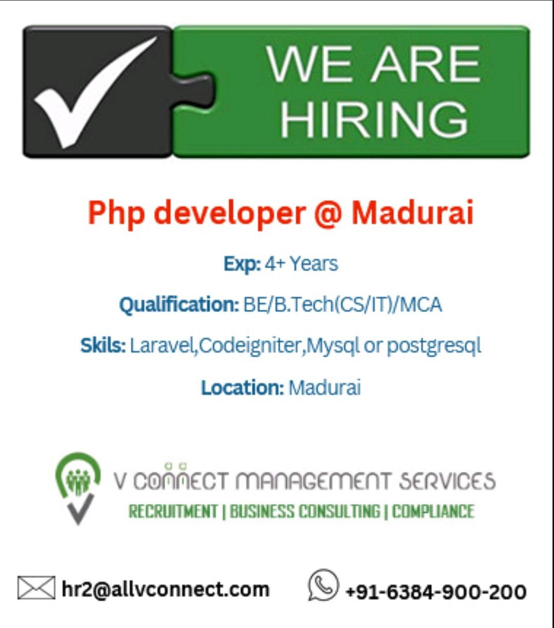 Saravanan Mayan on LinkedIn: #hiring #hiringimmediately #phpdeveloper # ... Saravanan Mayan on LinkedIn: #hiring #hiringimmediately #phpdeveloper # ...