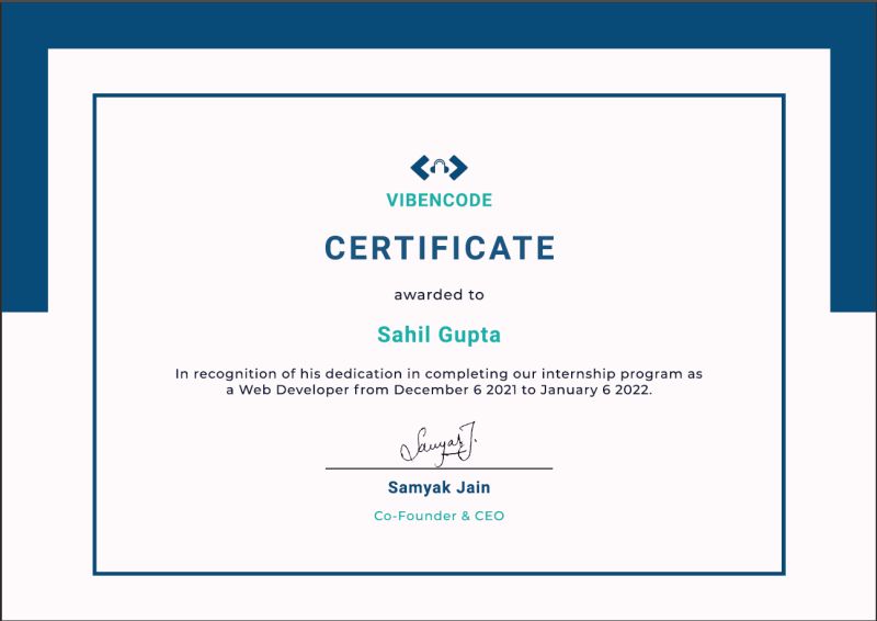 Sahil Gupta on LinkedIn: #webdevelopment #team #webrtc #internship # ... Sahil Gupta on LinkedIn: #webdevelopment #team #webrtc #internship # ...