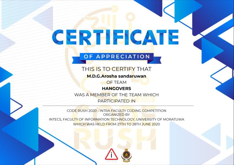 Arosha Sandaruwan on LinkedIn: #coderush Arosha Sandaruwan on LinkedIn: #coderush
