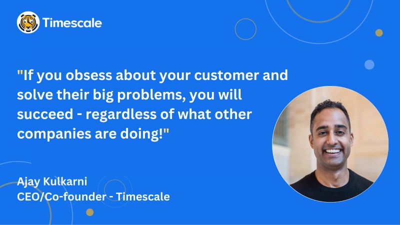 Timescale on LinkedIn: 🐯 Ajay Kulkarni, our esteemed CEO, was recently ... Timescale on LinkedIn: 🐯 Ajay Kulkarni, our esteemed CEO, was recently ...