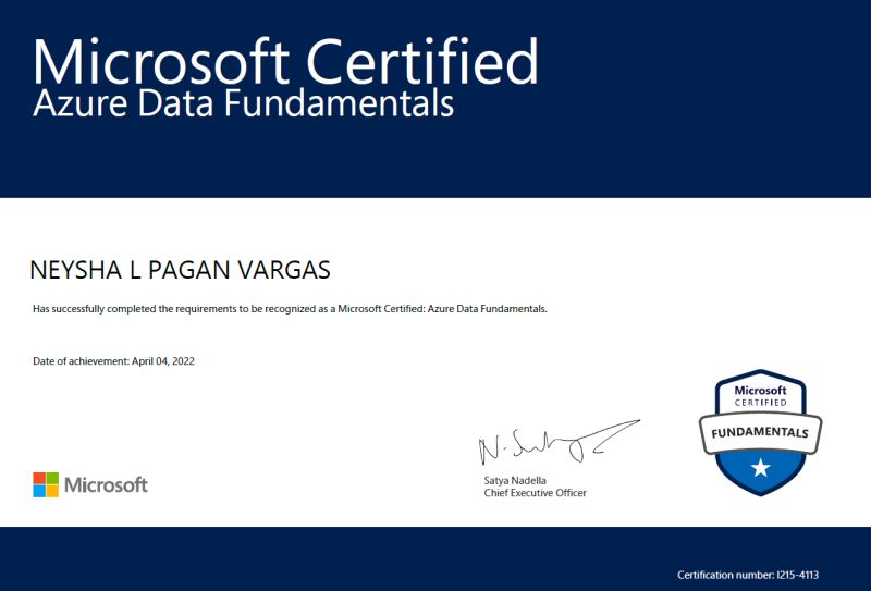 Neysha Pagan on LinkedIn: #azure #data #databases Neysha Pagan on LinkedIn: #azure #data #databases