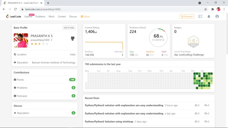 Prasanth Krupanandam Sivagami on LinkedIn: #leetcode #python #python3 # ... Prasanth Krupanandam Sivagami on LinkedIn: #leetcode #python #python3 # ...