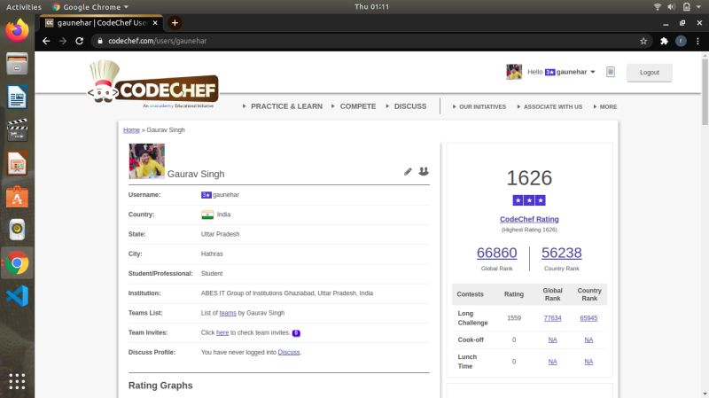 Gaurav Singh on LinkedIn: #codechef #programming | 12 comments Gaurav Singh on LinkedIn: #codechef #programming | 12 comments
