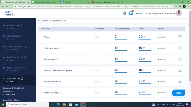 Sushmitha Anagandula on LinkedIn: #day38 #nxtwave #python #problemsolving Sushmitha Anagandula on LinkedIn: #day38 #nxtwave #python #problemsolving