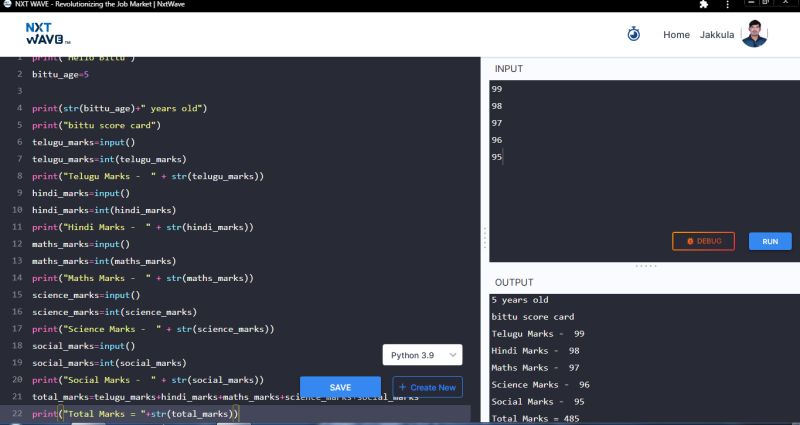 Jakkula Marutheesh on LinkedIn: started python Jakkula Marutheesh on LinkedIn: started python