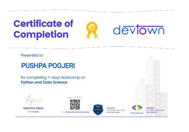 PUSHPA Poojeri on LinkedIn: #experience #python #help #learning #future ... PUSHPA Poojeri on LinkedIn: #experience #python #help #learning #future ...