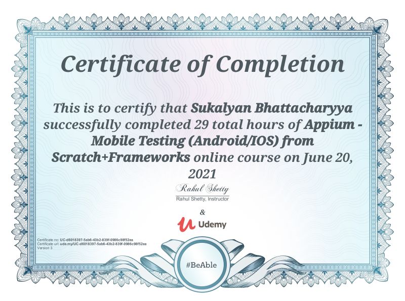 Sukalyan Bhattacharyya on LinkedIn: #appium #mobileautomation #android Sukalyan Bhattacharyya on LinkedIn: #appium #mobileautomation #android
