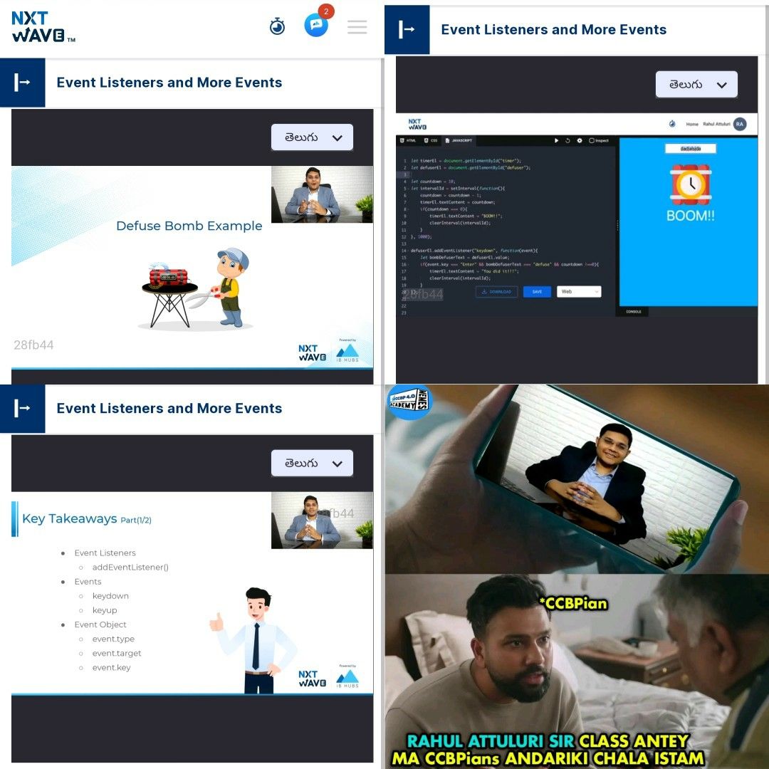 Chandra Sekhar Kuruva on LinkedIn: #1hourofcode #javascript # ... Chandra Sekhar Kuruva on LinkedIn: #1hourofcode #javascript # ...