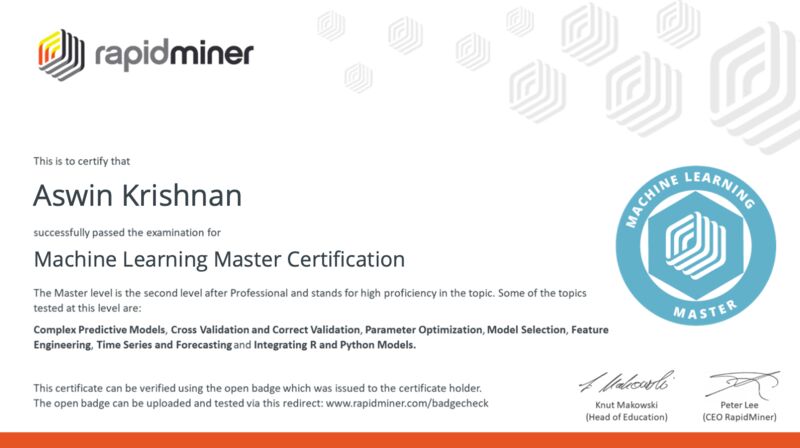 Aswin K on LinkedIn: #machinelearning Aswin K on LinkedIn: #machinelearning