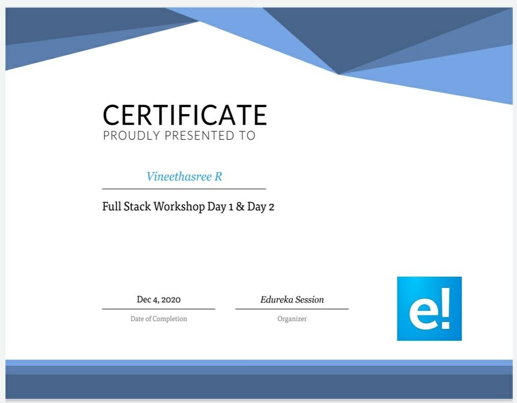 Vineetha Sree on LinkedIn: #development #reactjs #mernstack #edureka # ... Vineetha Sree on LinkedIn: #development #reactjs #mernstack #edureka # ...