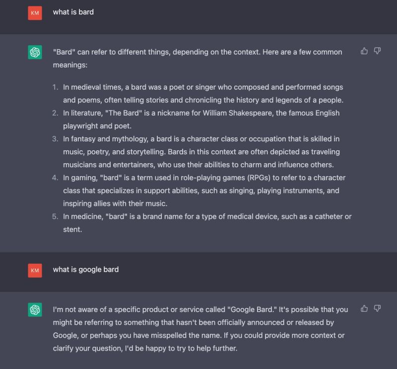 Karthik Mahalingam on LinkedIn: #chatgpt #bard #ai Karthik Mahalingam on LinkedIn: #chatgpt #bard #ai