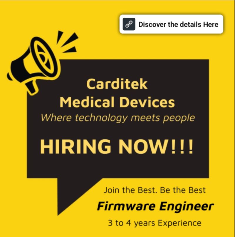 Carditek Medical Devices Pvt. Ltd. on LinkedIn: #carditek #hiring # ... Carditek Medical Devices Pvt. Ltd. on LinkedIn: #carditek #hiring # ...