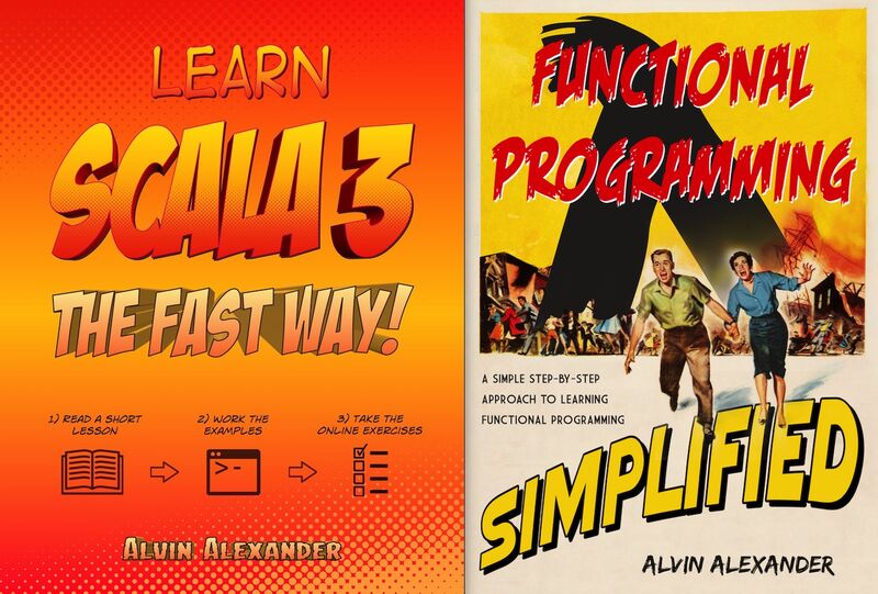 Alvin Alexander on LinkedIn: #scala #programming Alvin Alexander on LinkedIn: #scala #programming