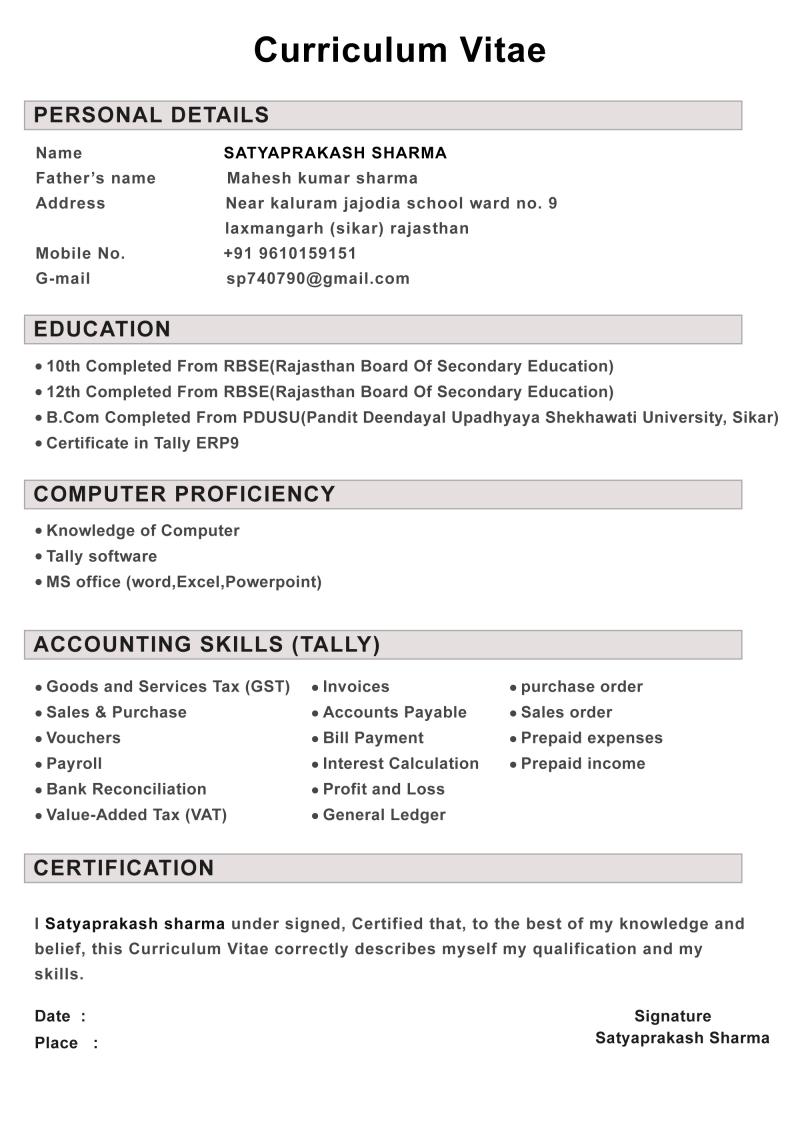 SATYA PRAKASH SHARMA on LinkedIn: #jaipur #hr #jaipurjobs #tallyerp9 # ... SATYA PRAKASH SHARMA on LinkedIn: #jaipur #hr #jaipurjobs #tallyerp9 # ...