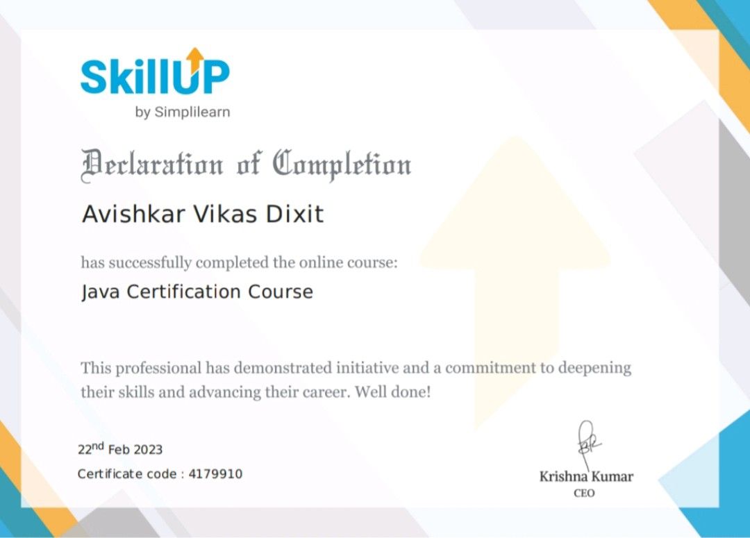 Avishkar Dixit on LinkedIn: #fullstackjava #servlets #jdbc #springboot ... Avishkar Dixit on LinkedIn: #fullstackjava #servlets #jdbc #springboot ...