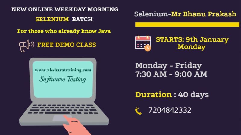 Bhanu Prakash on LinkedIn: #online #selenium #webdriver #zoom Bhanu Prakash on LinkedIn: #online #selenium #webdriver #zoom