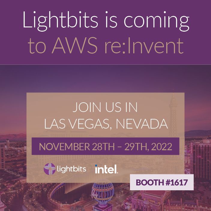 Lightbits Labs on LinkedIn: #aws #reinvent #database #storage Lightbits Labs on LinkedIn: #aws #reinvent #database #storage