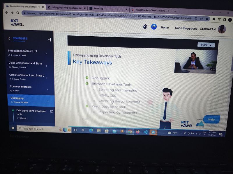 Sobha Rani Gadde on LinkedIn: #nxtwave #reactjs Sobha Rani Gadde on LinkedIn: #nxtwave #reactjs