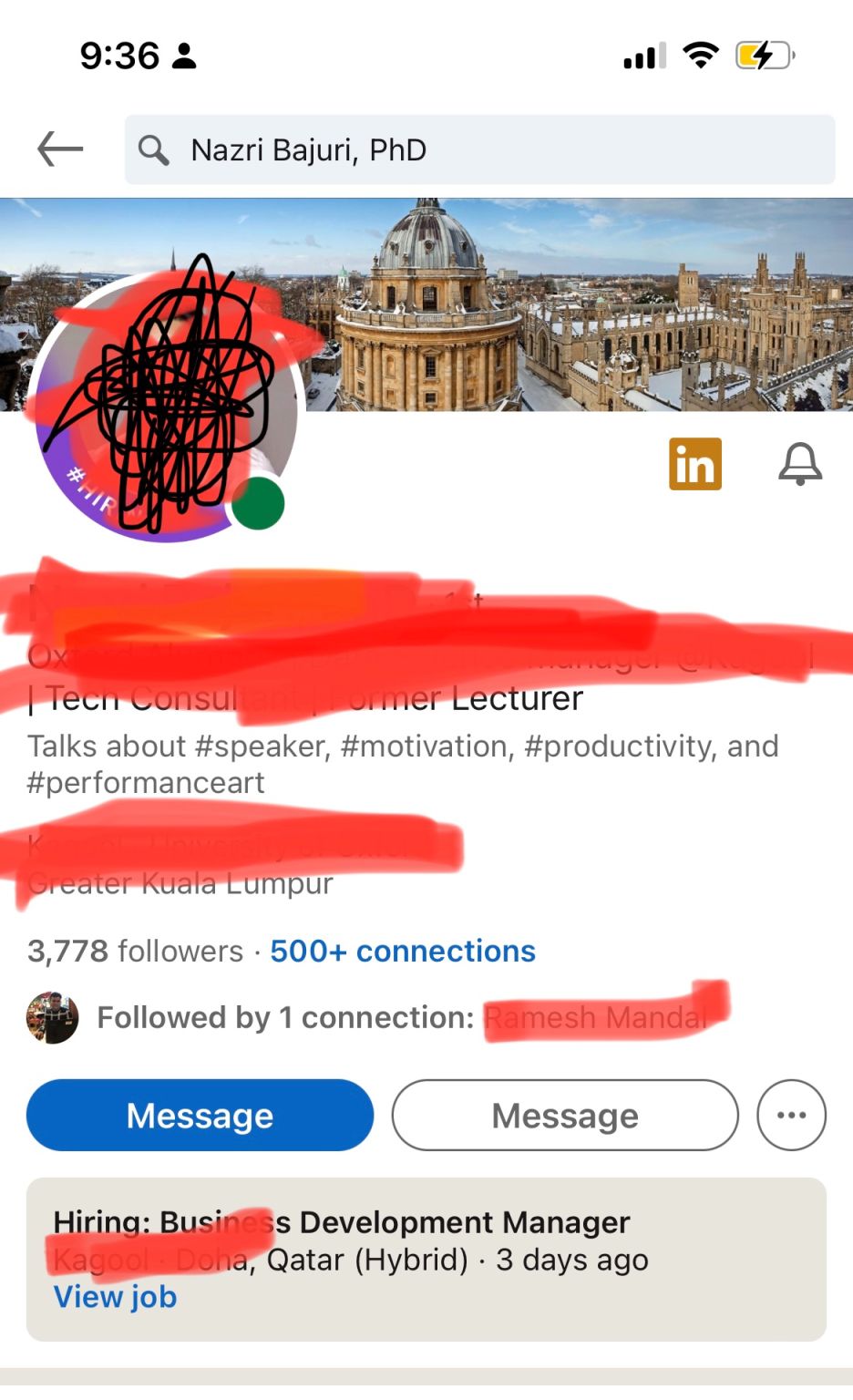 Madhu Babu K on LinkedIn: #linkedinbug Madhu Babu K on LinkedIn: #linkedinbug