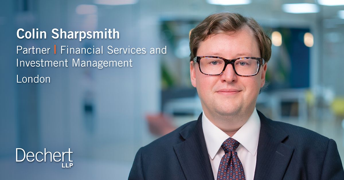 Dechert LLP on LinkedIn: Dechert Welcomes Financial Services Partner ... Dechert LLP on LinkedIn: Dechert Welcomes Financial Services Partner ...