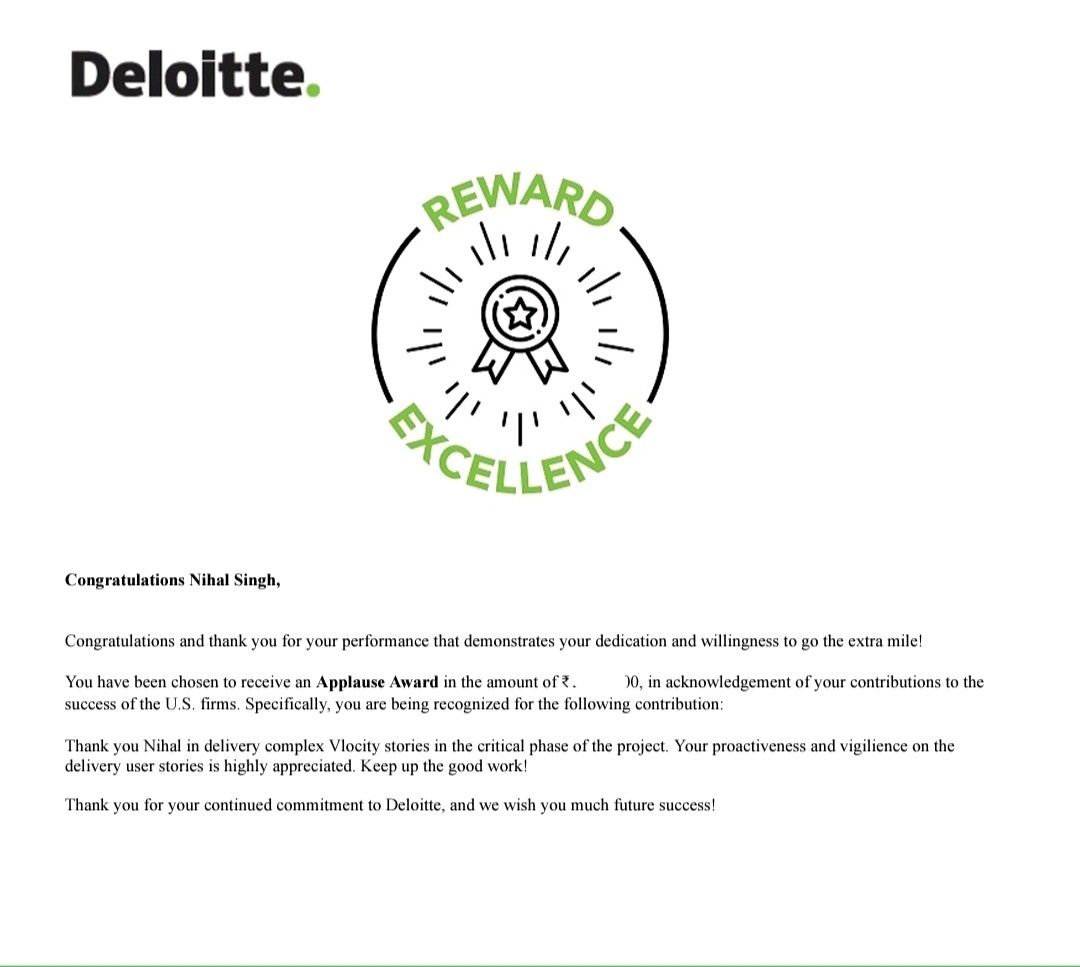 Nihal Singh on LinkedIn: #deloitte | 16 comments Nihal Singh on LinkedIn: #deloitte | 16 comments