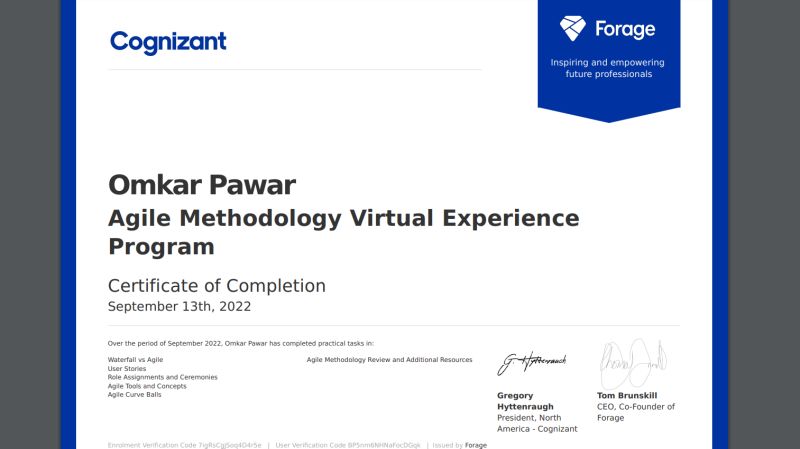 Omkar Pawar on LinkedIn: #experience #agile Omkar Pawar on LinkedIn: #experience #agile