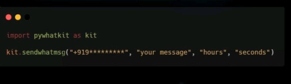 Kartikey Ojha on LinkedIn: #whatsapp #pythonprogramming #python3 #python Kartikey Ojha on LinkedIn: #whatsapp #pythonprogramming #python3 #python