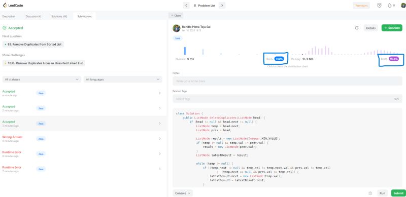 Hima Teja Sai Bandla on LinkedIn: #leetcode #coding #programming # ... Hima Teja Sai Bandla on LinkedIn: #leetcode #coding #programming # ...