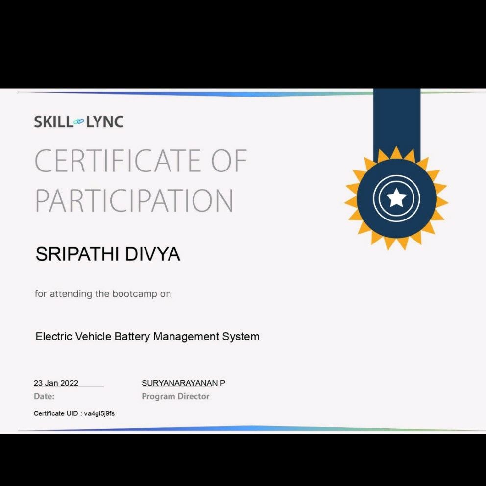 Sripathi Divya posted on LinkedIn Sripathi Divya posted on LinkedIn