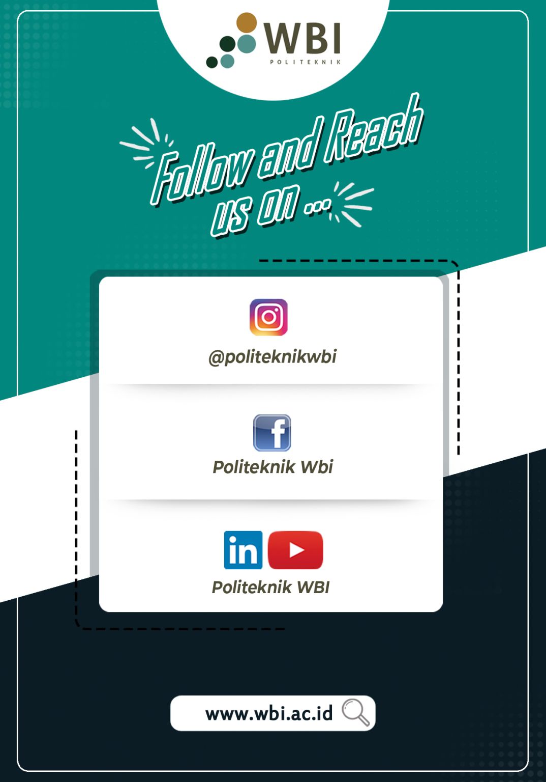 Politeknik WBI on LinkedIn: Hi Youngpreneurs!! Feel free to FOLLOW and ... Politeknik WBI on LinkedIn: Hi Youngpreneurs!! Feel free to FOLLOW and ...
