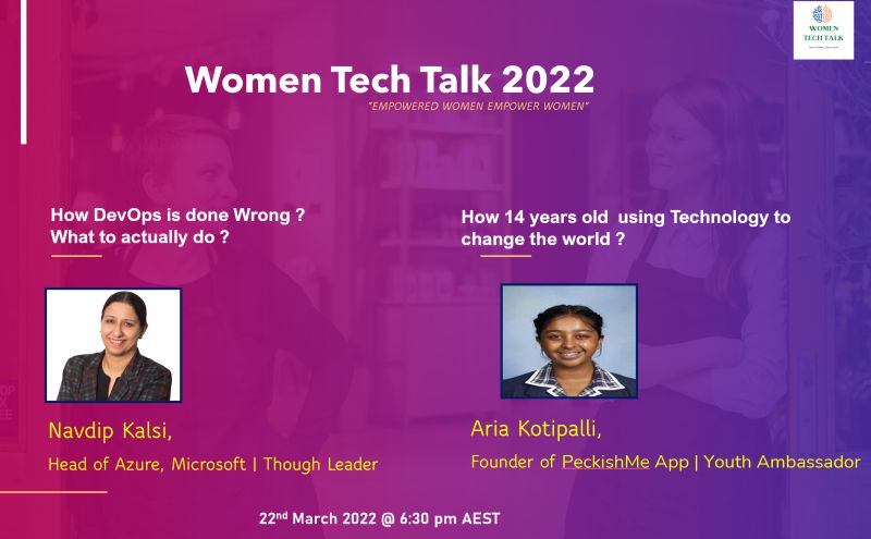 Navdip Kaur Kalsi on LinkedIn: Women Tech Talk with Aditi Kotipalli ... Navdip Kaur Kalsi on LinkedIn: Women Tech Talk with Aditi Kotipalli ...