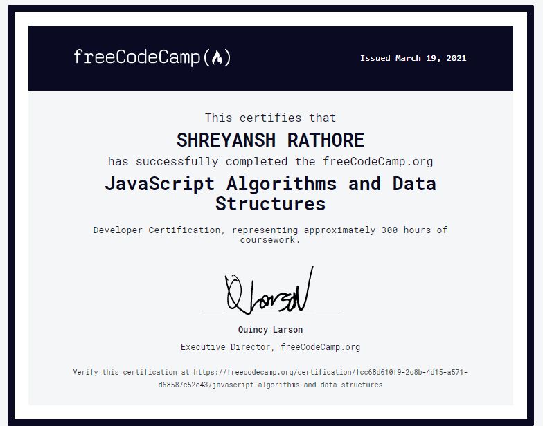 Shreyansh Rathore 🇮🇳 on LinkedIn: #javascript #datastructures #algorithms Shreyansh Rathore 🇮🇳 on LinkedIn: #javascript #datastructures #algorithms