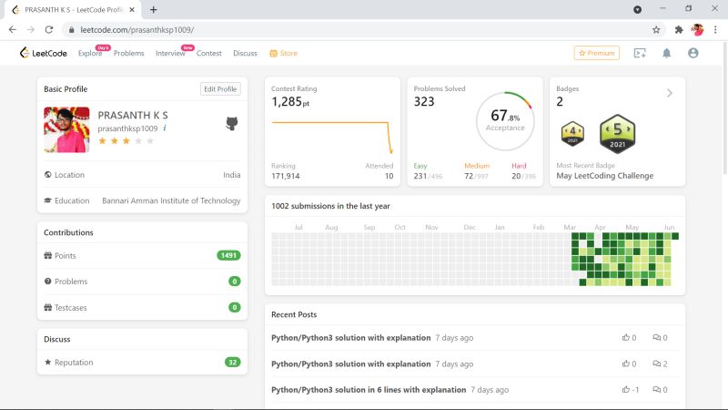 Prasanth Krupanandam Sivagami on LinkedIn: #leetcode #python #python3 # ... Prasanth Krupanandam Sivagami on LinkedIn: #leetcode #python #python3 # ...