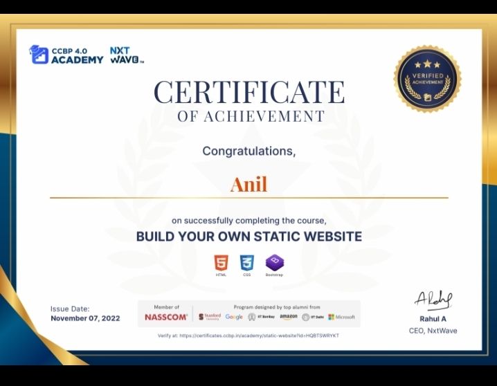 petla anil on LinkedIn: #nxtwaveteam #html #css #rahulattulurisir #thankyou petla anil on LinkedIn: #nxtwaveteam #html #css #rahulattulurisir #thankyou