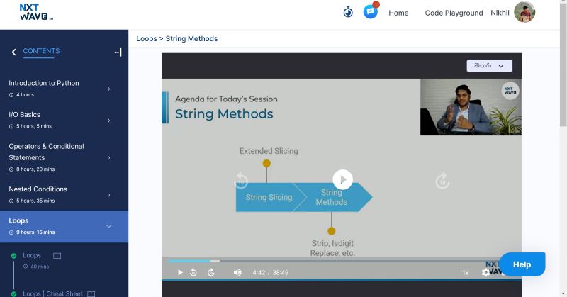 Nikhil Srinivas on LinkedIn: #ccbp #nxtwave #python #reactjs # ... Nikhil Srinivas on LinkedIn: #ccbp #nxtwave #python #reactjs # ...