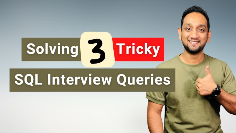 Thoufiq Mohammed on LinkedIn: #sql #interview #sql #sqlqueries #youtube Thoufiq Mohammed on LinkedIn: #sql #interview #sql #sqlqueries #youtube