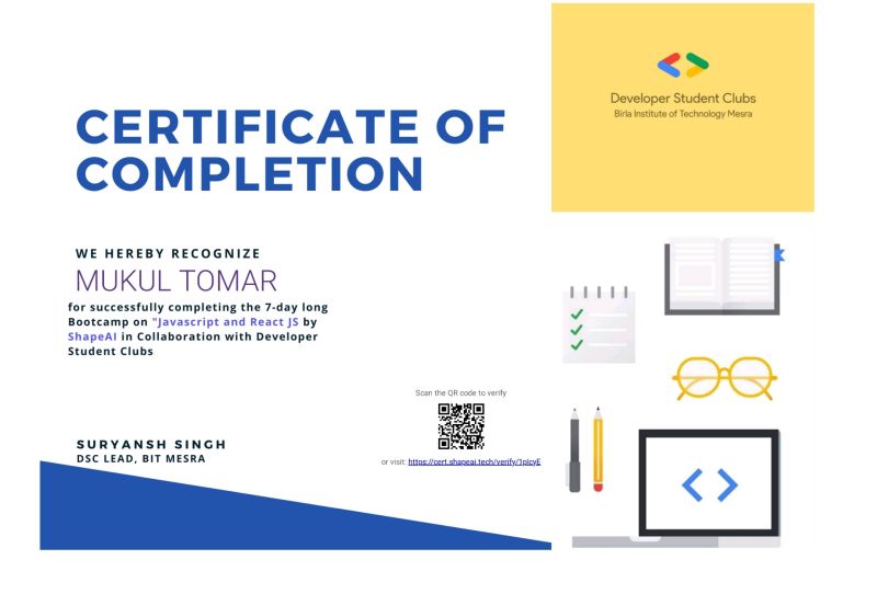 Mukul Tomar on LinkedIn: #javascript #reactjs #webdevelopment Mukul Tomar on LinkedIn: #javascript #reactjs #webdevelopment