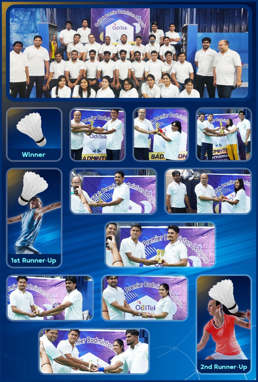 OdiTek Solutions on LinkedIn: OdiTek Badminton Premier League 2021! OdiTek Solutions on LinkedIn: OdiTek Badminton Premier League 2021!