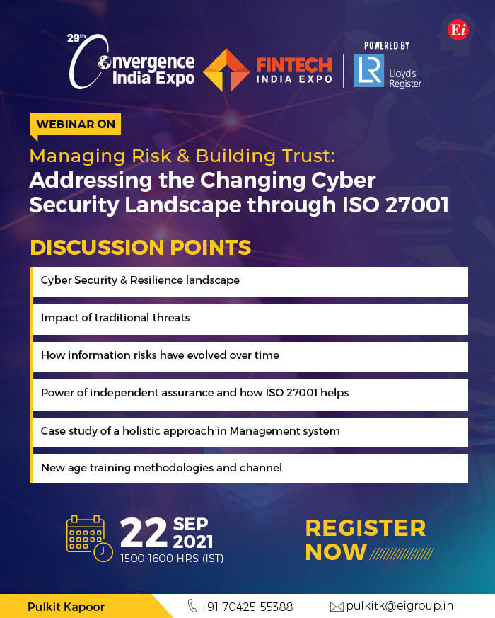 Pulkit Kapoor on LinkedIn: #webinar #webinaralert #cybersecurity Pulkit Kapoor on LinkedIn: #webinar #webinaralert #cybersecurity
