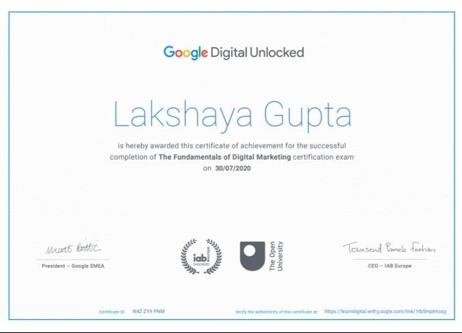 Lakshaya Gupta on LinkedIn: #digitalmarketingcourse Lakshaya Gupta on LinkedIn: #digitalmarketingcourse