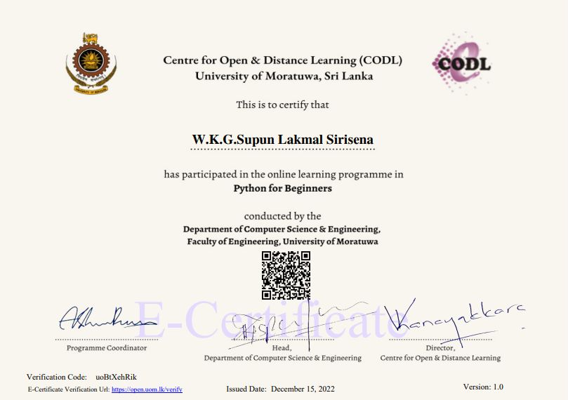Supun Sirisena on LinkedIn: #python #pythonprogramming # ... Supun Sirisena on LinkedIn: #python #pythonprogramming # ...