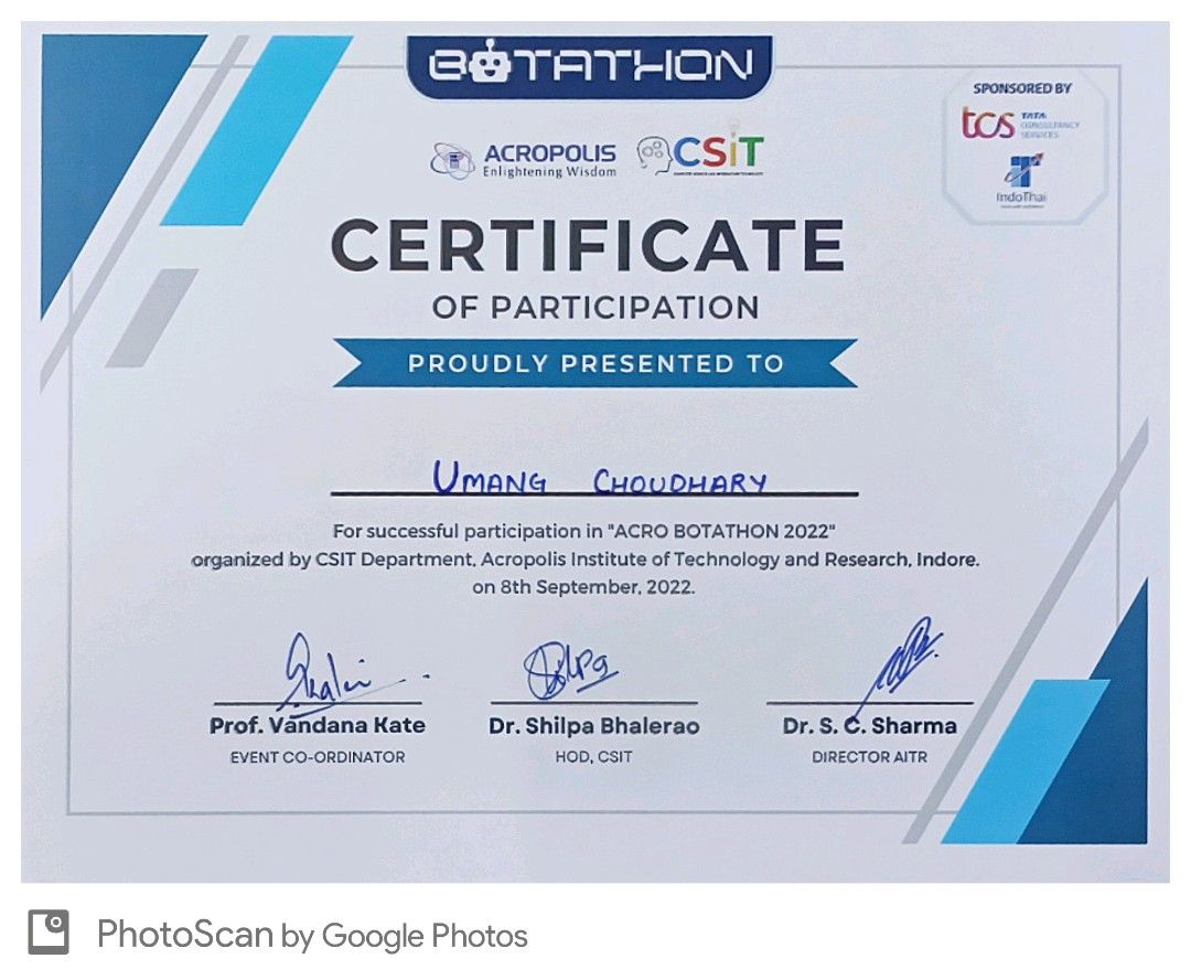 Umang Choudhary on LinkedIn: #uipath Umang Choudhary on LinkedIn: #uipath
