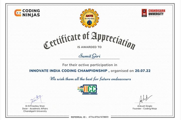 Sumit kumar giri on LinkedIn: #coding Sumit kumar giri on LinkedIn: #coding