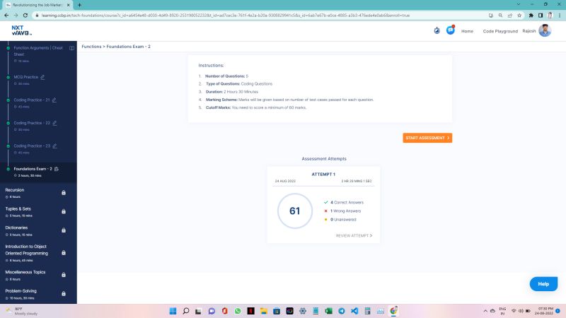 Rajesh Pyla on LinkedIn: #day41 #python #coding #nxtwave #ccbp Rajesh Pyla on LinkedIn: #day41 #python #coding #nxtwave #ccbp