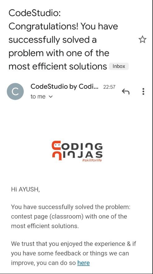 Ayush Singh on LinkedIn: #codekaze #dsa #codingninjas # ... Ayush Singh on LinkedIn: #codekaze #dsa #codingninjas # ...