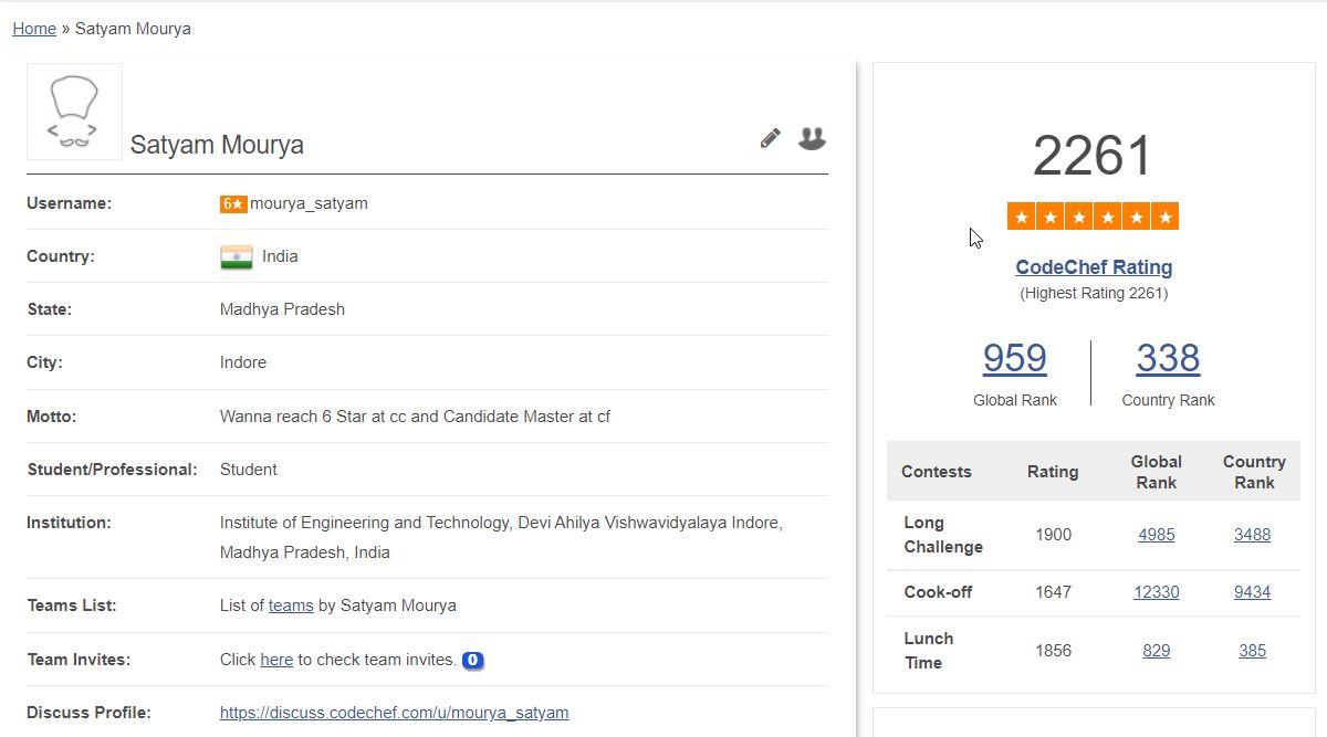 Satyam Mourya on LinkedIn: #problemsolving #codechef #codeforces # ... Satyam Mourya on LinkedIn: #problemsolving #codechef #codeforces # ...