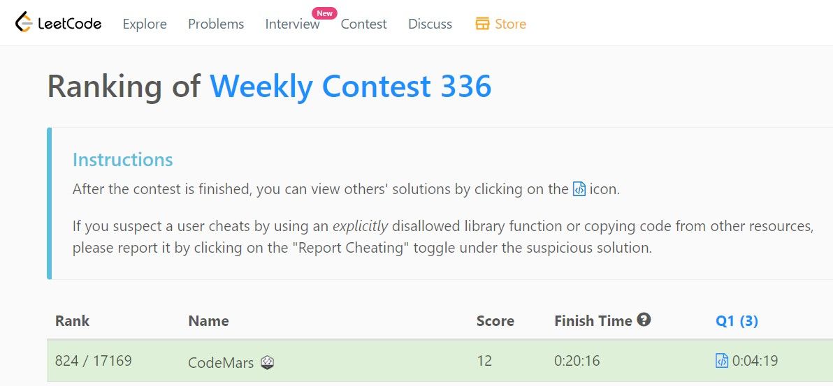 Chandrabhan Maurya on LinkedIn: #leetcode #weeklycontest336 # ... Chandrabhan Maurya on LinkedIn: #leetcode #weeklycontest336 # ...